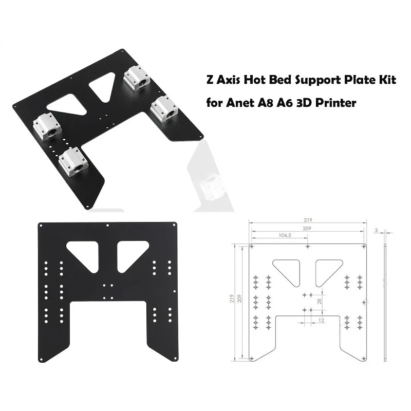 Z-Axis-Hot-Bed-Support-Plate-Kit-Heatbed-of-Prusa-i3-Anet-A8-A6 ...