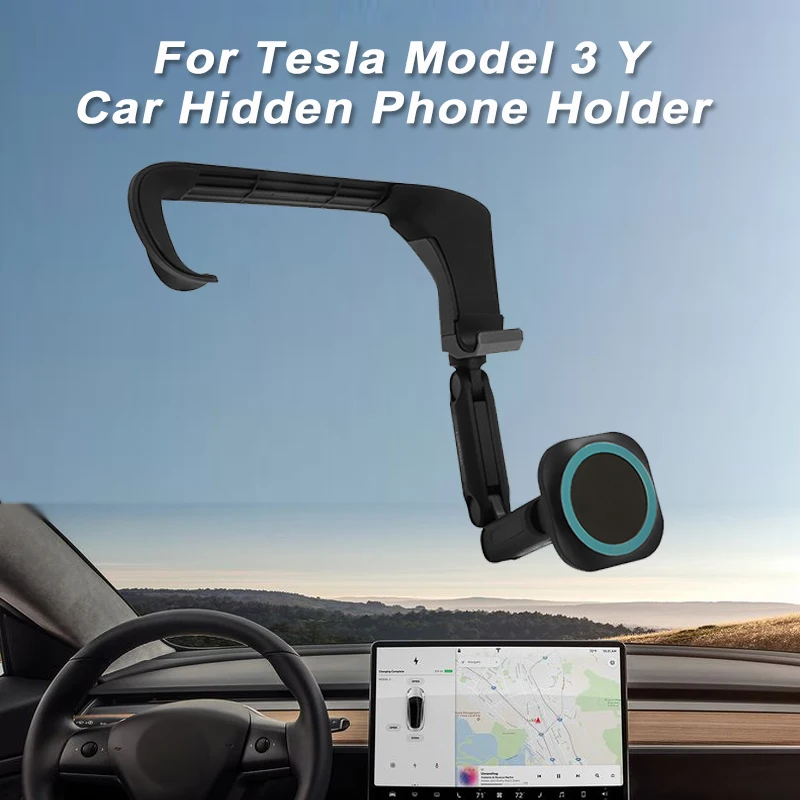 Model-3-Y-Magnetic-Car-Phone-Holder-Mobile-Stand-Support-Arm-For-Tesla ...