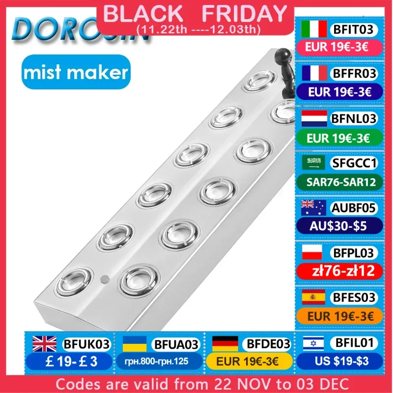 Ultrasonic-Commercial-Mist-Maker-4-Heads-To-12-Heads-Water-Diffuser ...