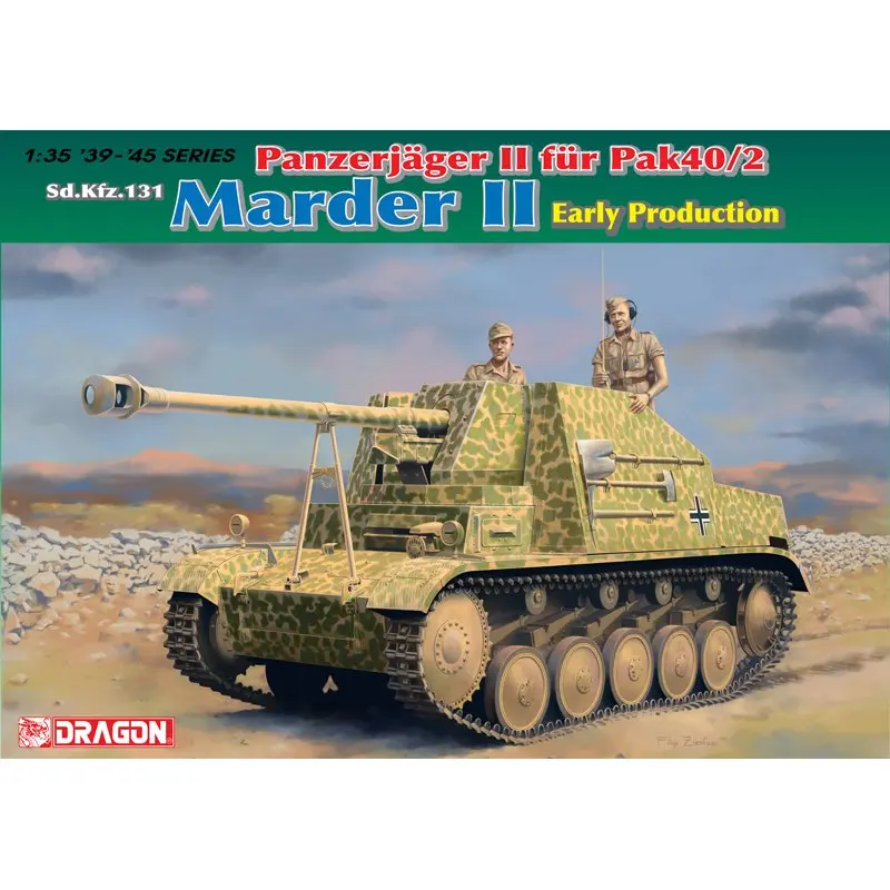 DRAGON 6769 1/35 Panzerjager II fur Pak 40/2, Sd.Kfz.131 Marder II ...