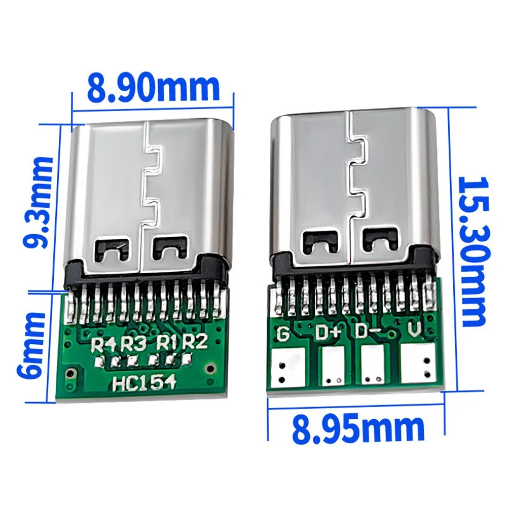 1-6-10PCS-USB-3-1-Type-C-Connector-24-Pins-Female-Socket-Receptacle ...