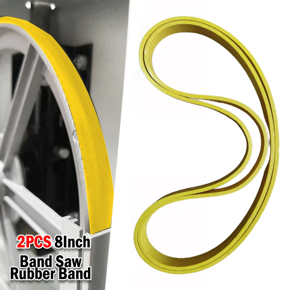 2pcs 8Inch Rubber Band WoodWorking Band Saw Rubber Band Band Saw Scroll ...