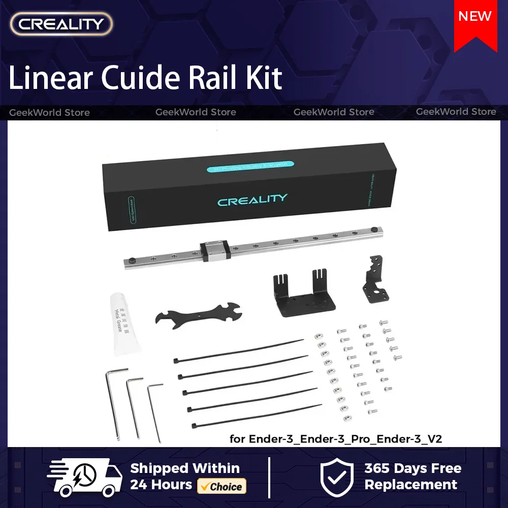 Creality Ender 3 Linear Rail Kit X-axis Rail Guide MGN12C 12.6" Length ...