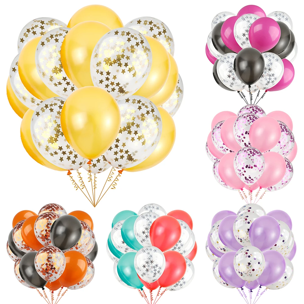 Confetti-Latex-Balloon-Set-12-10inch-Balloons-for-Happy-Brithday ...