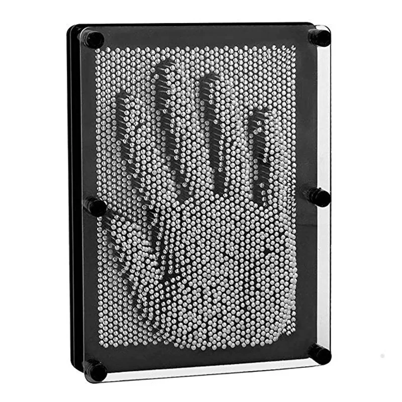 3D Handprint Impression Sculpture Clone Toy Metal Pin Art Toy Desk ...
