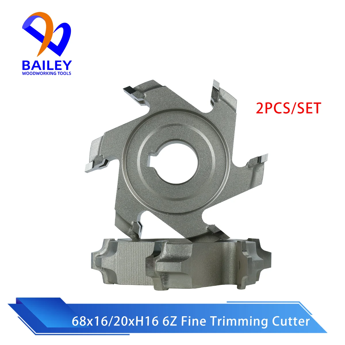 1PAIR Fine Trimming Cutter 68x16/20xH16mm 6Z R1.5/R2/R3 Fine Trimming ...