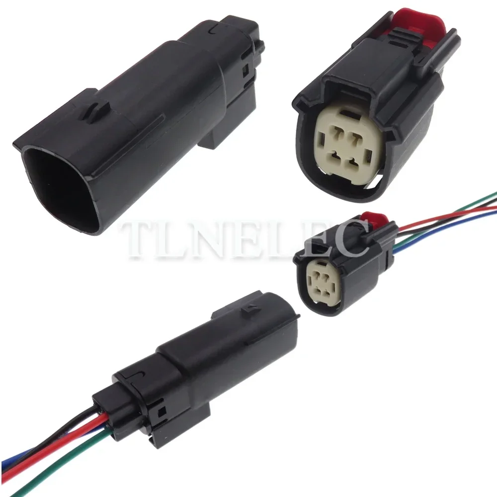 4 Pin Car Wire Cable Connector with Wires Headlight Electrical Sockets ...