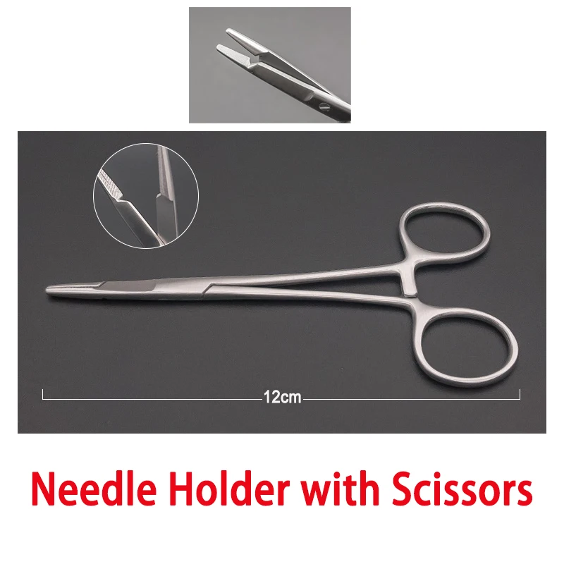 Needle Holder with Scissors Halstead Hemostatic Mosquito Forcep ...