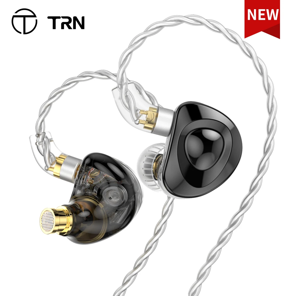 TRN-MT4-Dual-Dynamic-Driver-In-Ear-Earphone-Bass-Metal-Flat-Head-Plug ...