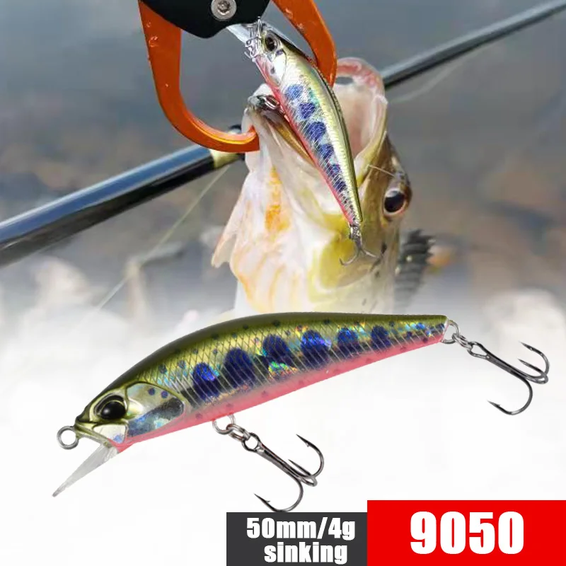 1-Pcs-50mm-4g-Mini-Minnow-Lure-Sinking-Fishing-Gorgeous-Painted-Wobbler ...