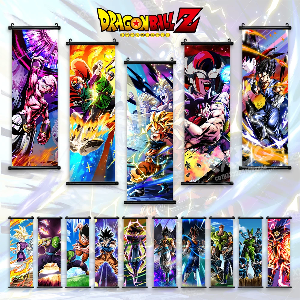 Dragon-Ball-DAIMA-Home-Decoration-Son-Goku-Wall-Art-Raditz-Hanging-Painting-Super-Saiyan-4 ...