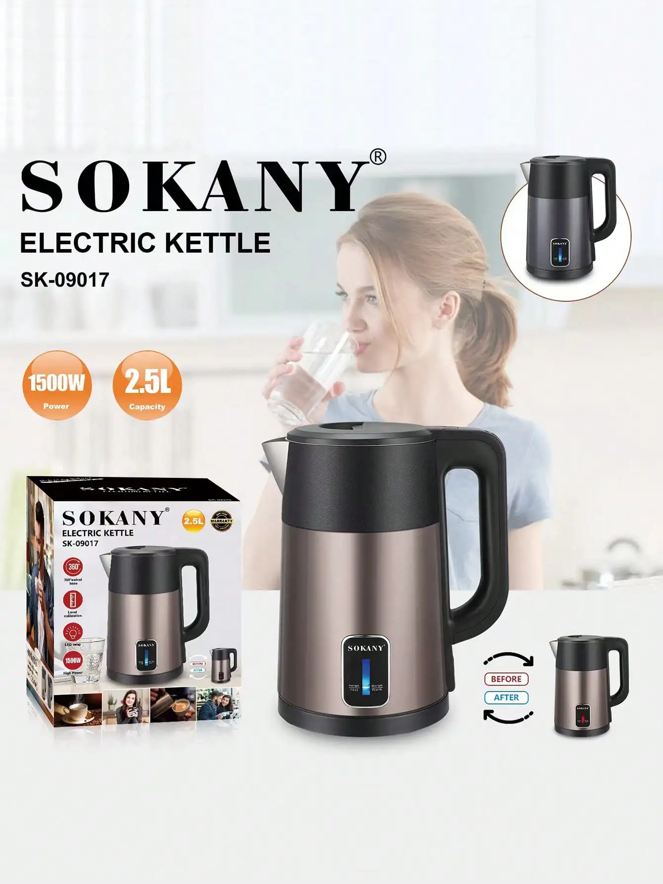 Stainless-steel-electric-kettle-360-degree-rotating-base-automatic ...