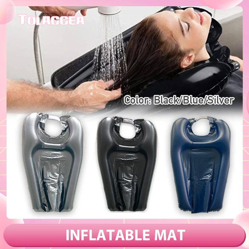 New PVC Inflatable Shampoo Basin Portable Shampoo Pad Quickly Inflate ...