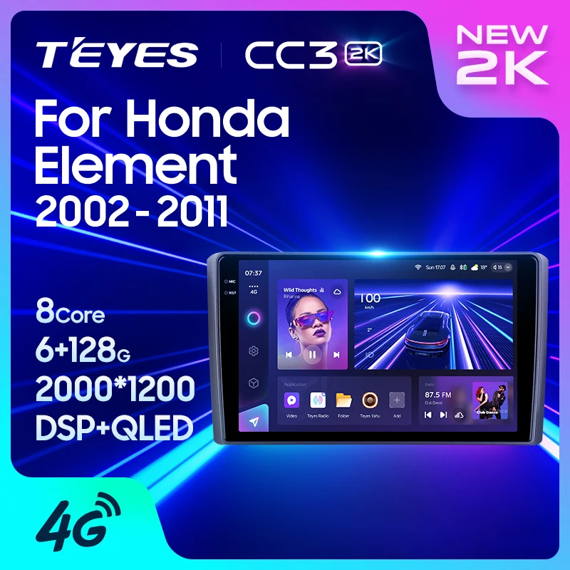 TEYES CC3 2K For Honda Element YH 2002 - 2011 Car Radio Multimedia ...