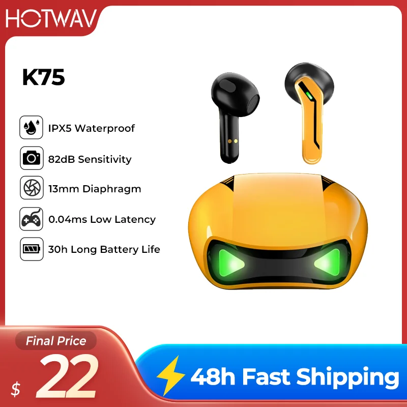 HOTWAV-K75-Wireless-Earphones-0-04ms-Low-Latency-Bluetooth-Headphones ...