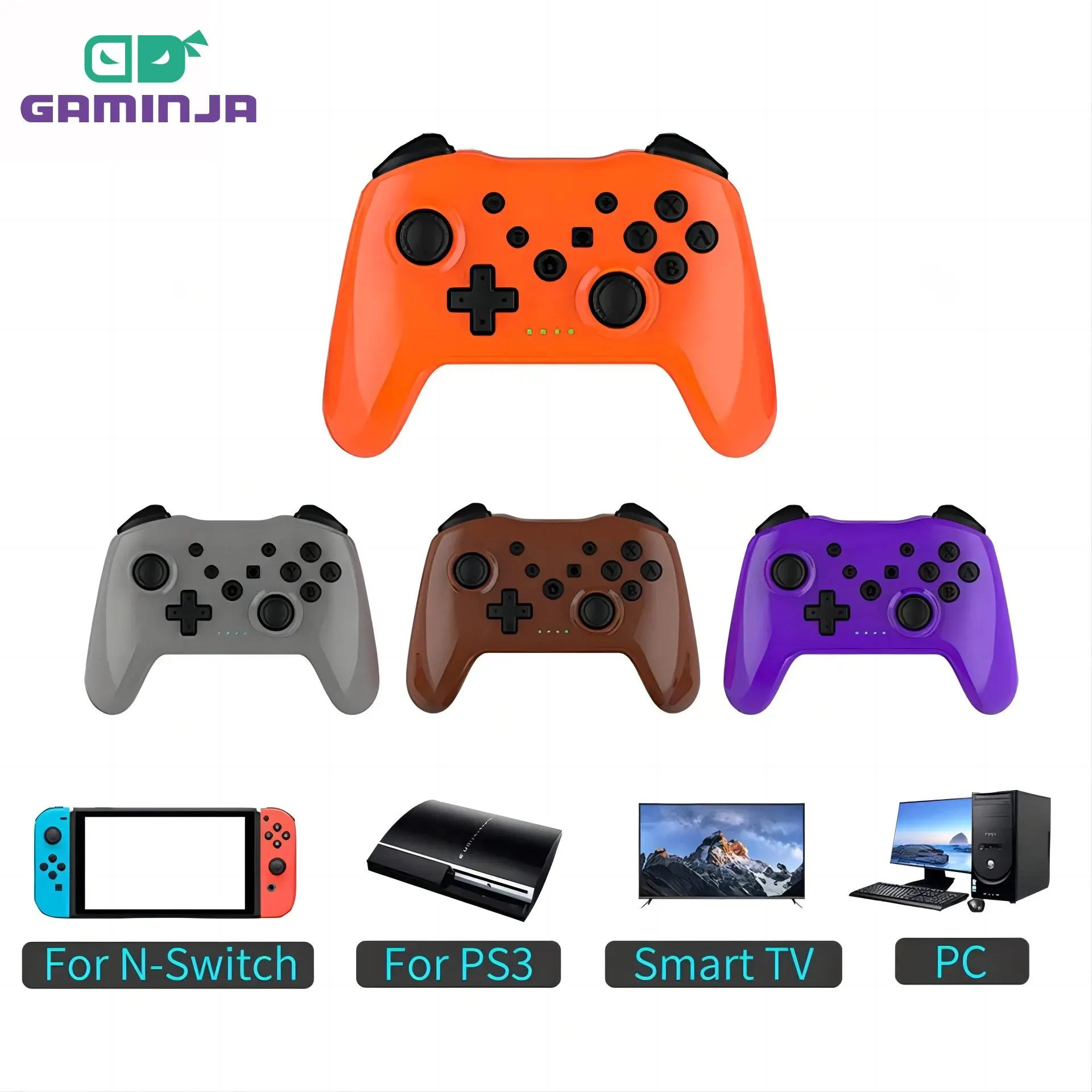 GAMINJA-Wireless-Gamepad-BT-Gaming-Controller-for-Nintendo-Switch-Lite ...