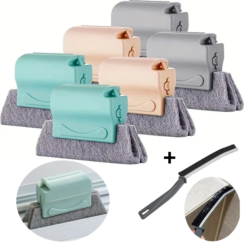 Window-Groove-Cleaning-Cloth-Brush-Hard-Bristled-Crevice-Cleaning-Brush ...