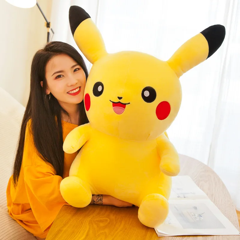 Juguetes de peluche de Pikachu de 60cm, peluches de Pokémon de gran ...