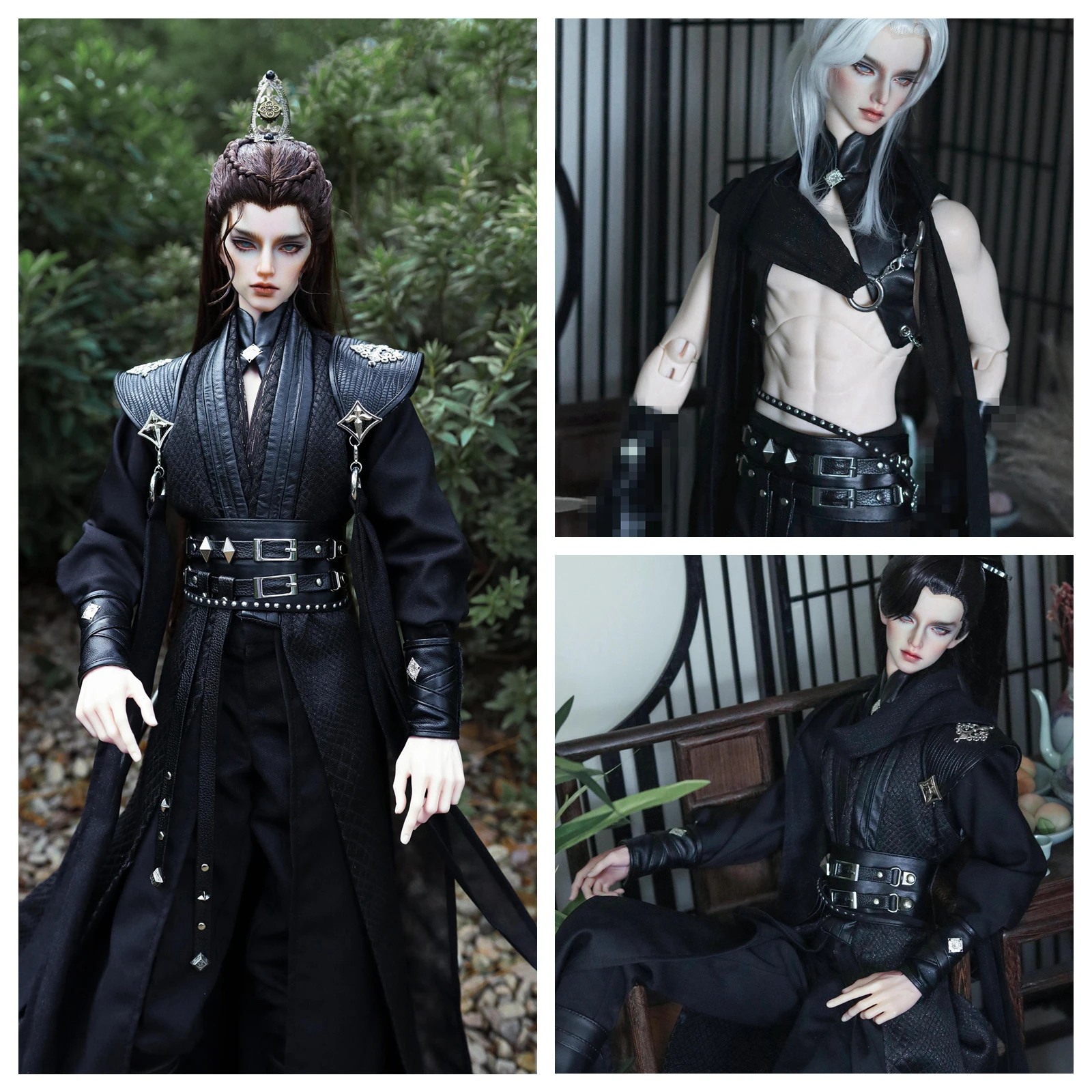 1/3 Bjd Clothes Ancient Costume Hanfu Martial Arts Outfit Samurai Suit ...