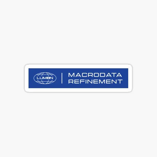 Macrodata Refinement Stickers for Anime Kid Car Bumper Room Print Wall ...