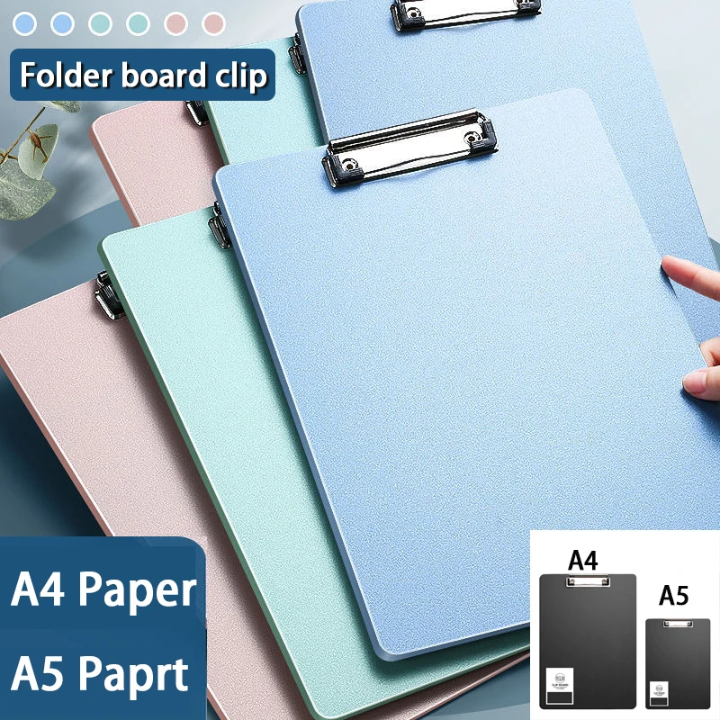 Letter-120-Sheets-A4-Size-Foldable-Cover-Clipboard-Pen-Holder ...
