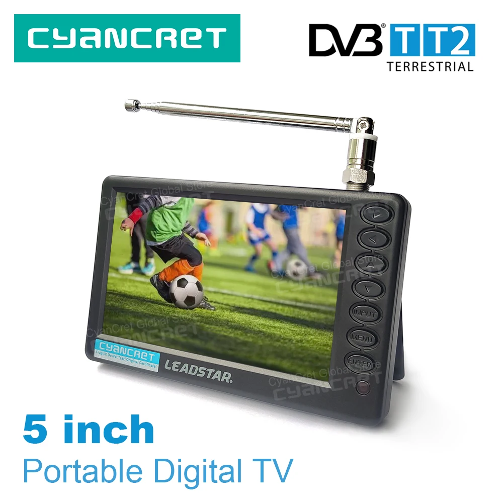 LEADSTAR-D5-TV-port-til-TV-de-bolsillo-5-pulgadas-DVB-T2-TDT-DTT-Mini ...