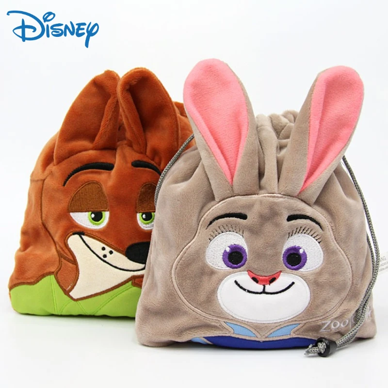 Disney-Cartoon-Zootopia-Judy-Nick-Drawstring-Saco-De-Pel-cia-Sacos-De ...