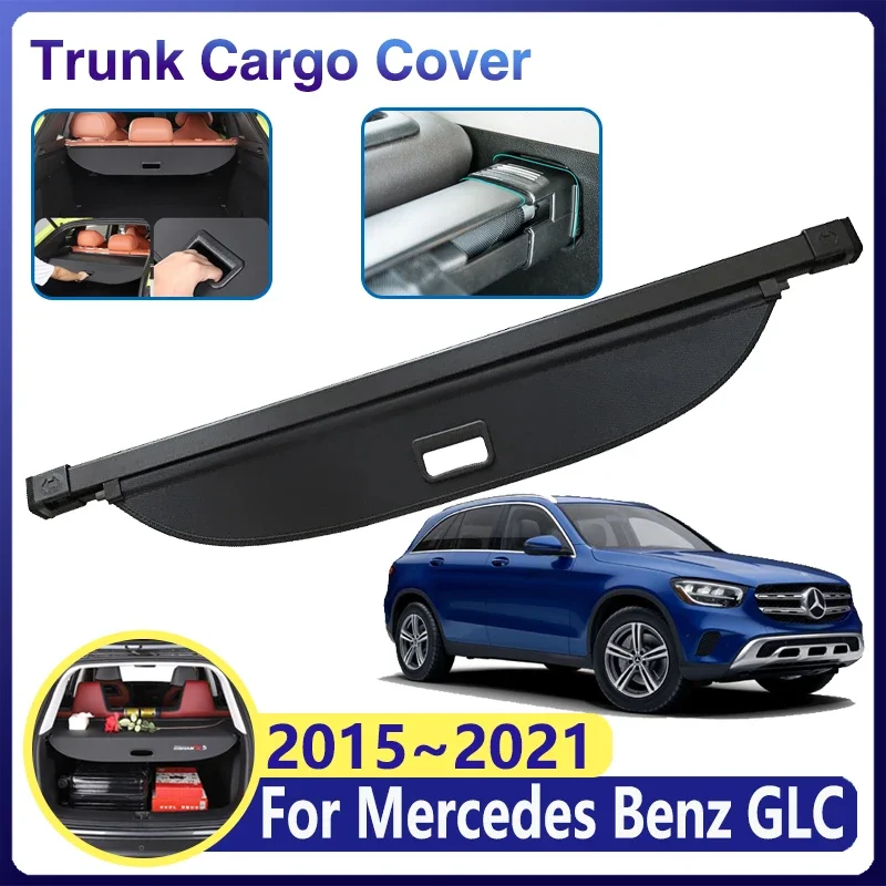 Car-Trunk-Curtain-for-Mercedes-Benz-GLC-2015-2021-2020-Rear-Boot-Tray ...