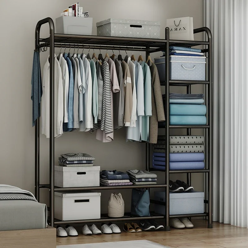 Simple-clothes-rack-wardrobe-style-clothes-hanger-floor-to-floor ...