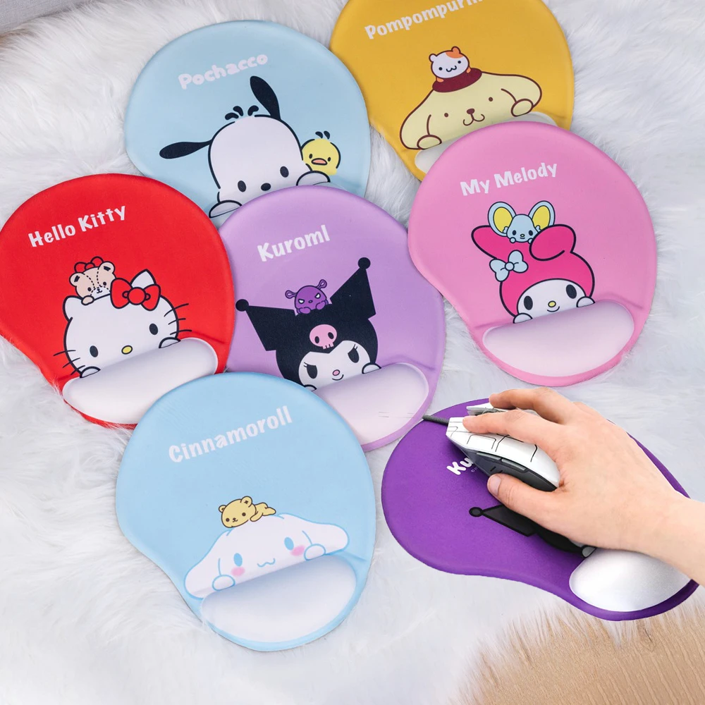 Kawaii-Sanrios-Kuromi-alfombrilla-de-rat-n-de-silicona-con-dibujos ...