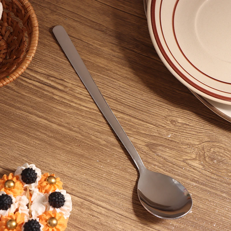 Stainless-Steel-Teaspoons-Mini-Spoons-Mirror-Polished-Metal-Coffee ...