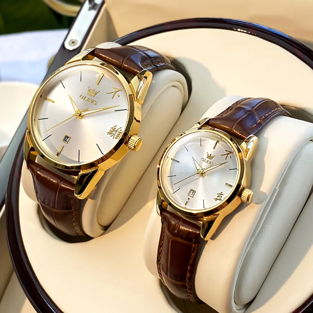 Luxury-Brand-Couples-Wrist-Watch-His-Hers-Gifts-Sets-Reloj-Hombre ...