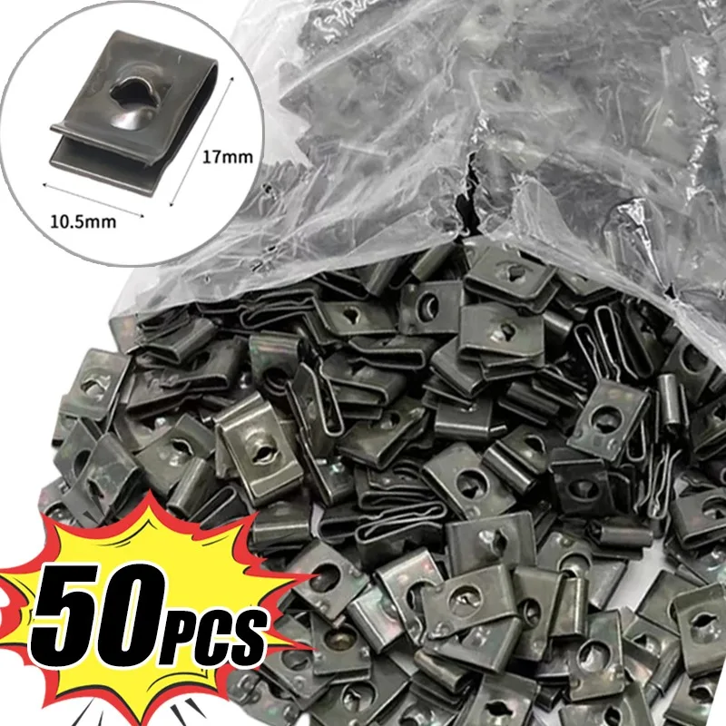 Car-Metal-Screw-Fastener-Clips-U-Type-Clip-Anti-rust-Iron-Sheet-Car ...