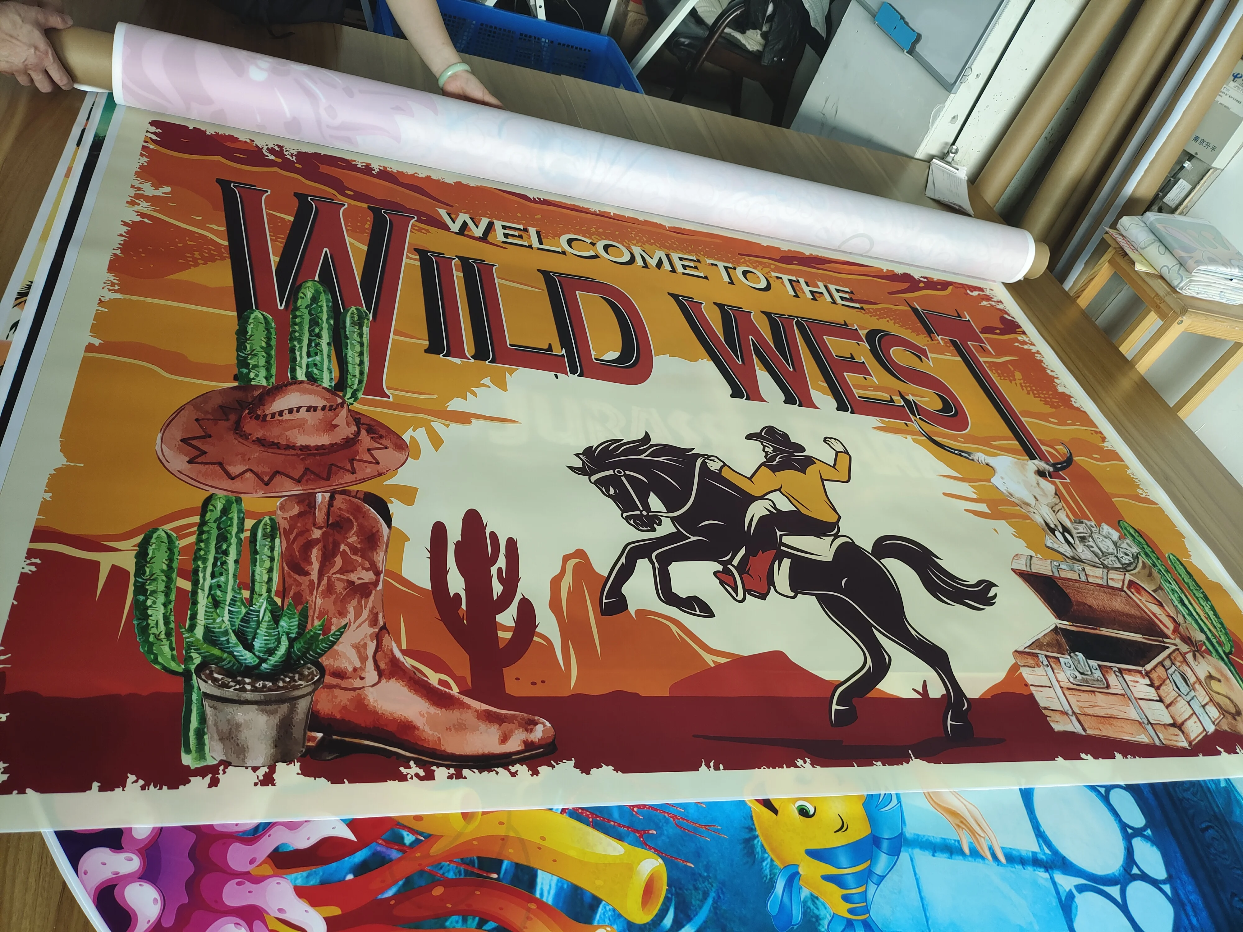 Western Backdrop Poster
