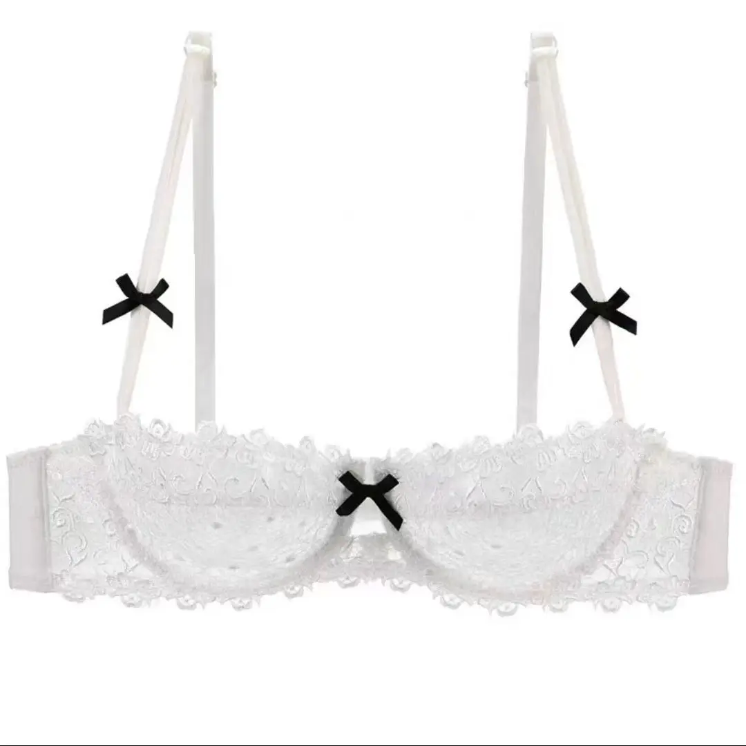 Ultra-Thin-Transparent-Half-Cup-Lace-Bra-Sexy-Temptation-to-Close-the ...