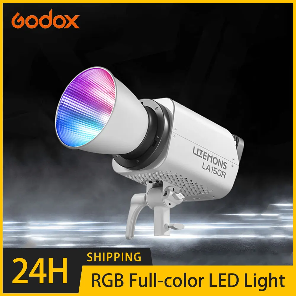 Godox-LA150R-200R-300R-RGB-Full-color-Fill-Light-1800K-10000K-COB-Video ...