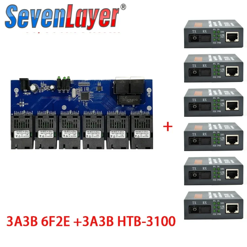 10-100M-Fast-Ethernet-switch-Converter-20KM-Ethernet-Fiber-Optical ...