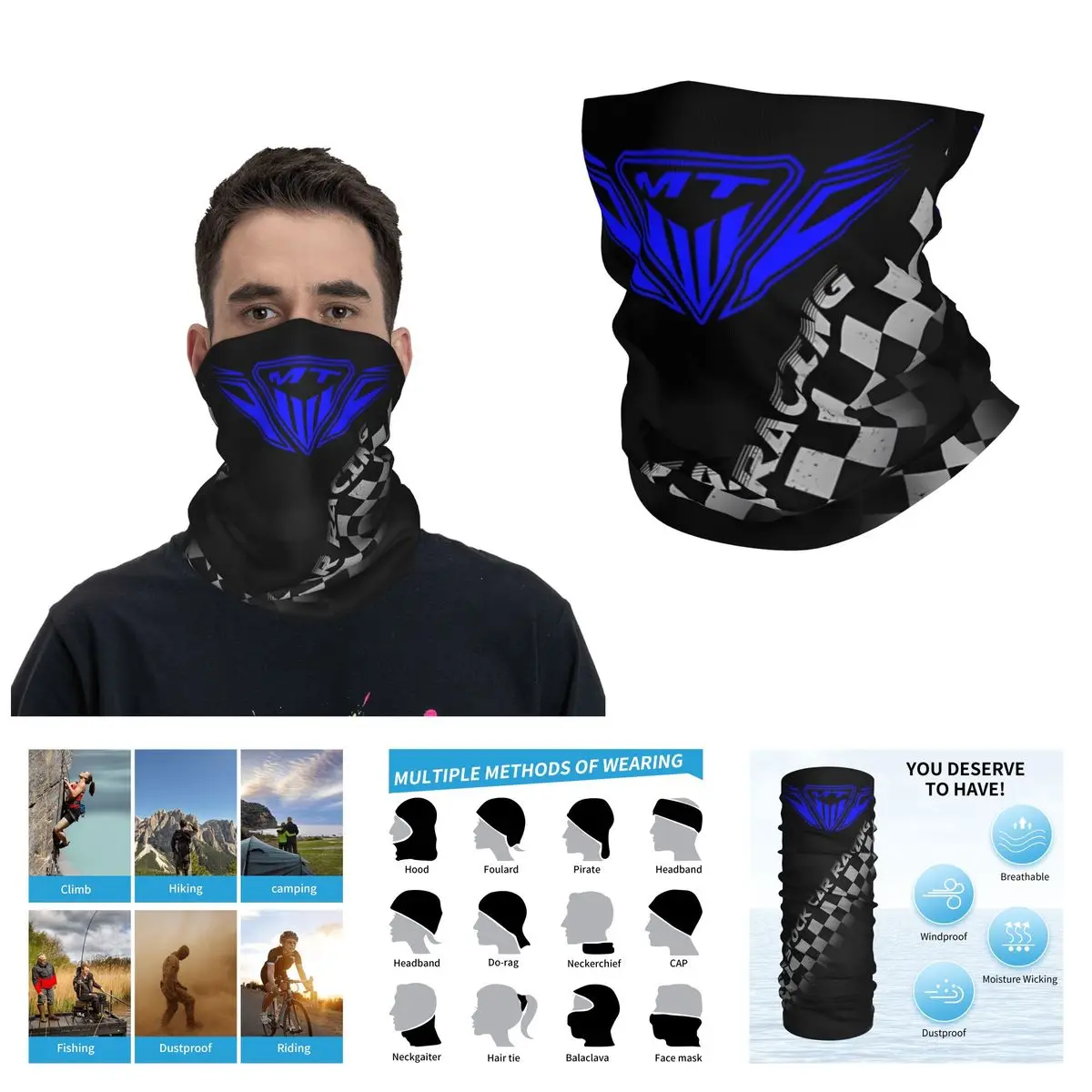 Great-Motorcycle-Bandana-Neck-Cover-Printed-Motor-Motocross-S-Yamahas ...