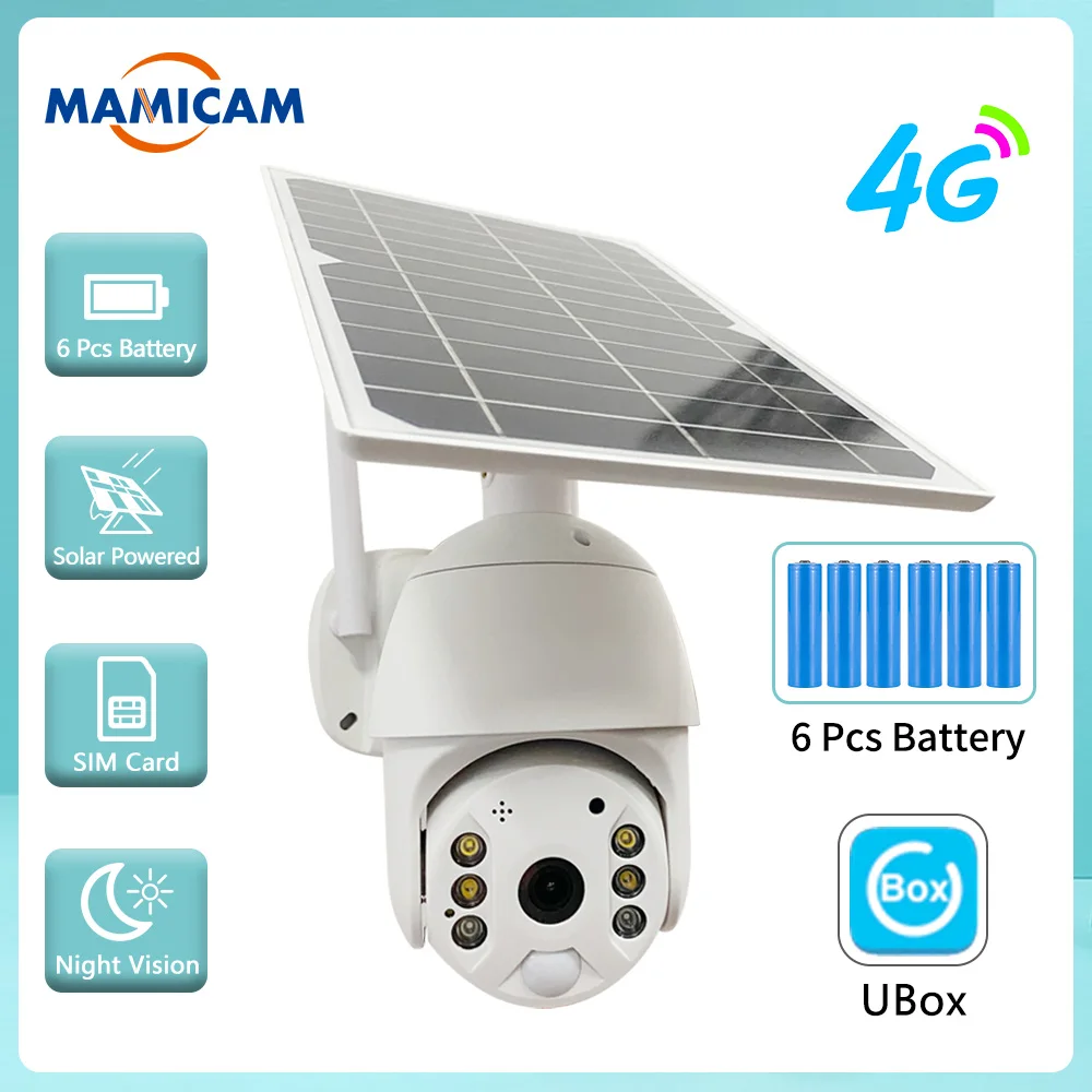 Security Cameras Outdoor Solar 4g | 4g Solar Cctv Camera Sim Card ...