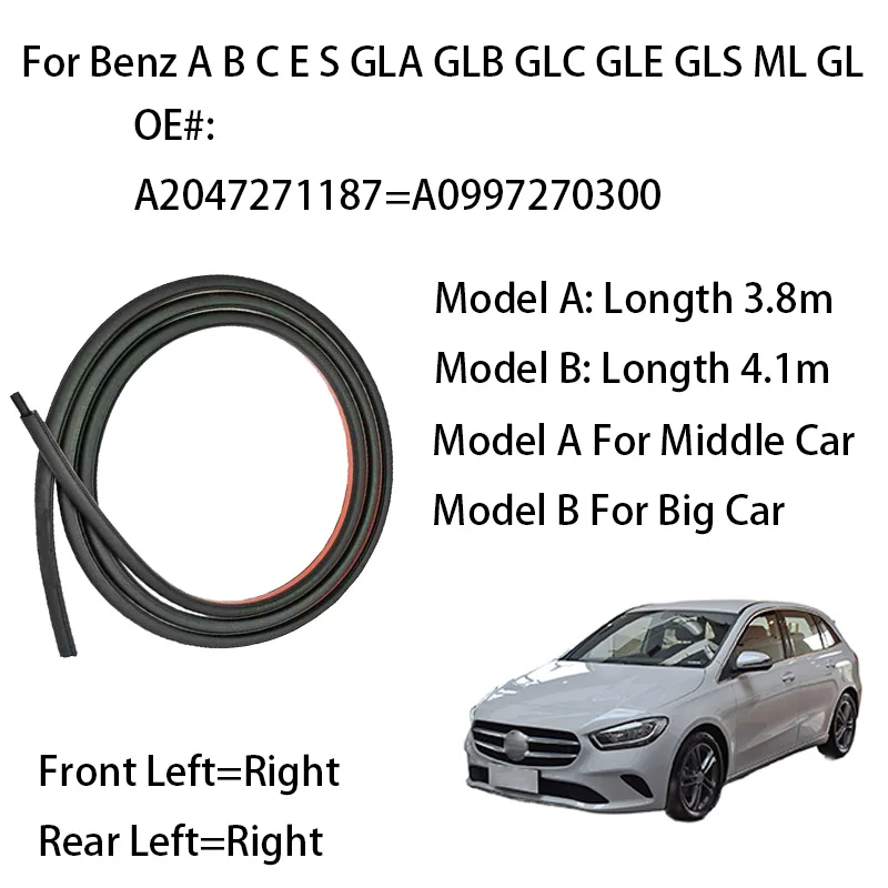 A2047271187-High-Quality-Door-Seal-Door-Rubber-For-Mercedes-Benz-A-B-C ...