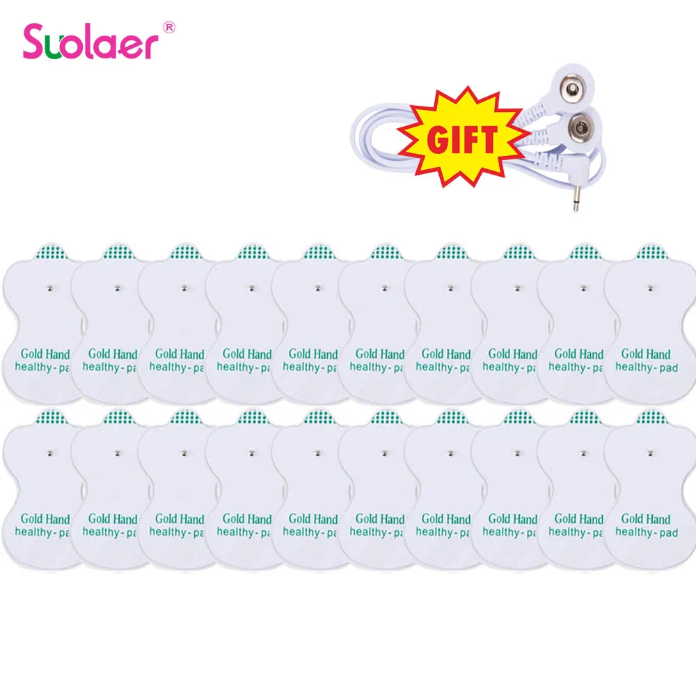 Self-adhesive Tens Electrodes Pads EMS Electric Muscle Stimulator ...