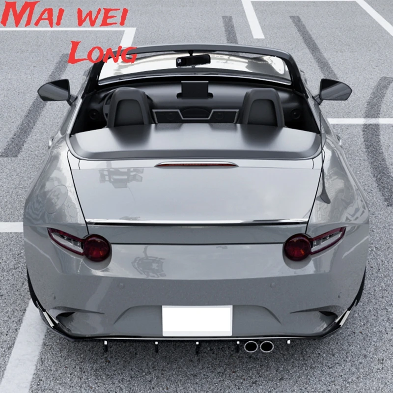 Car Rear Bumper Lip Diffuser Spoiler Splitter Protector For Mazda MX-5 ...
