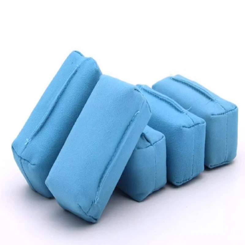 5 pieces Car Detailing Suede Sponge Applicator，suitable for cleaning ...