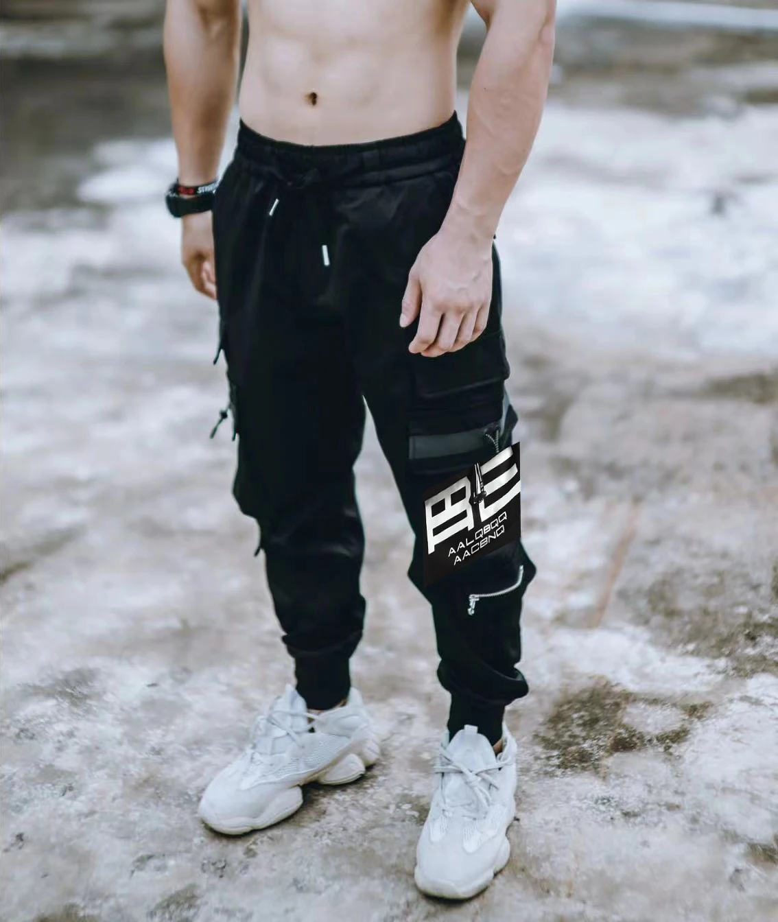 Multi-Pocket-Drawstring-Cargo-Pants-Men-s-Casual-Cargo-Pants-For-Summer ...