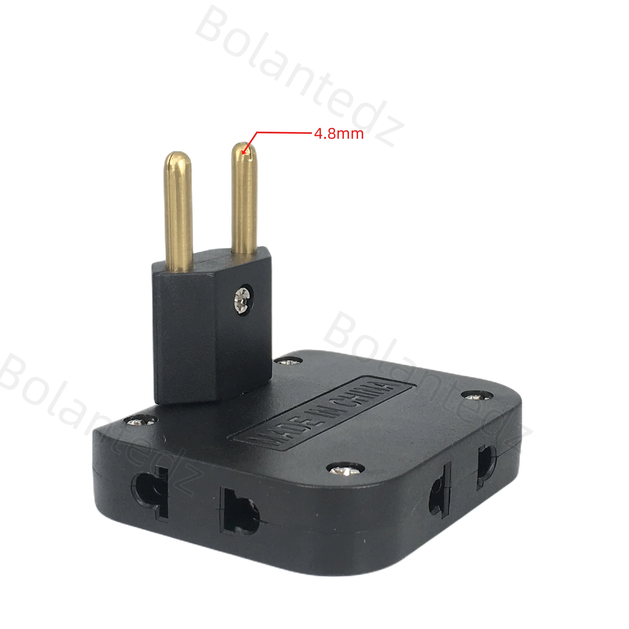 EU-2pin-4-8MM-Outlet-3-IN-1-Power-Converter-Charger-Wall-Socket-Adapter ...
