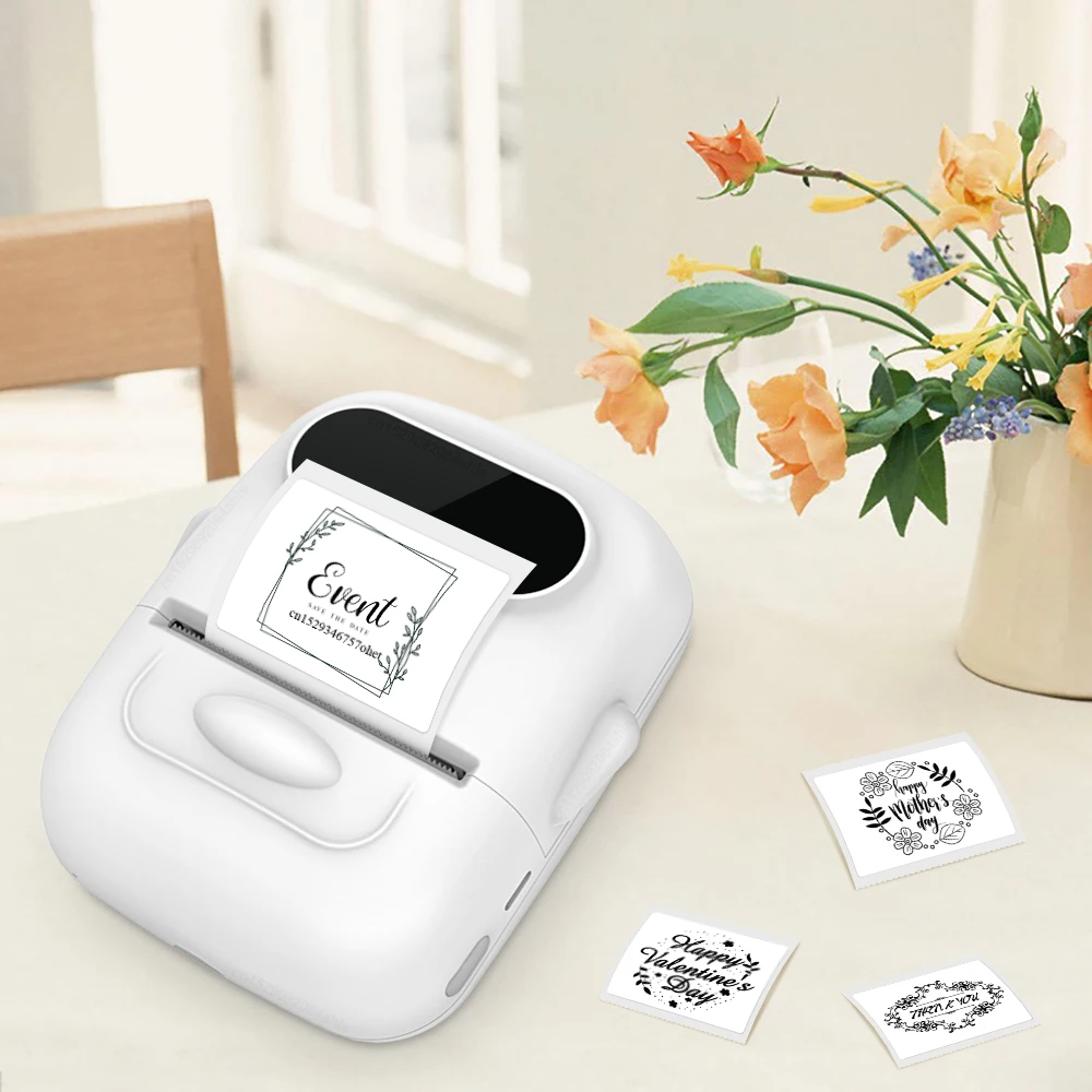 Portable-Mini-Printer-P50-Adhesive-Sticker-Label-Printer-Machine ...
