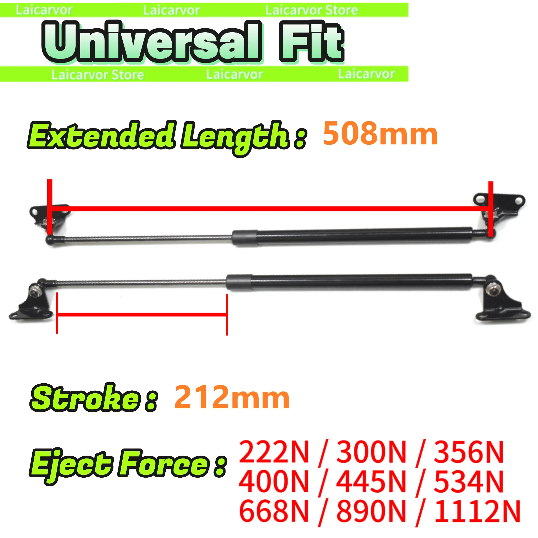 508MM 20Inch Universal Lift Support Struts For Undercover Bedcover ...