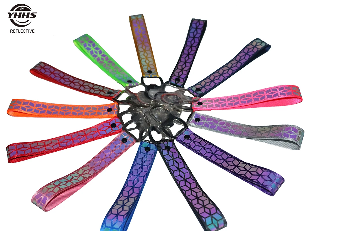 High-Visibility-Keychains-Black-Multifunctional-100-Nylon-Rainbow ...