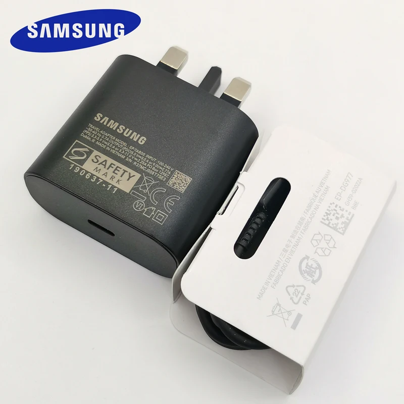 Samsung-Charger-UK-Plug-25W-Super-Fast-Charging-Power-Adapter-Type-C ...