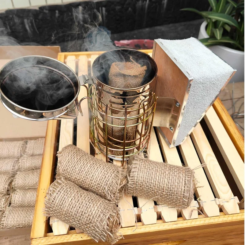 Bee Smoker Fuel Burlap Bee Smoke Bomb Less Irritant to Bees Beekeeping ...